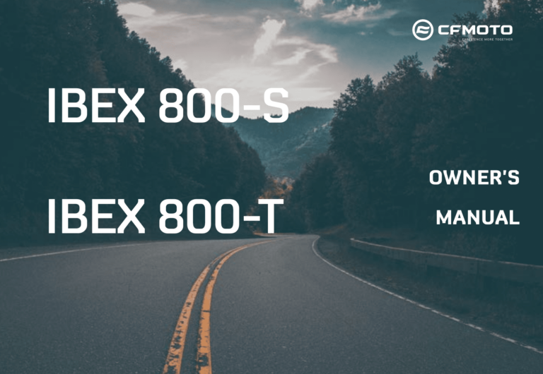 CFMOTO 800MT / Ibex 800 (S/T) Maintenance Schedule