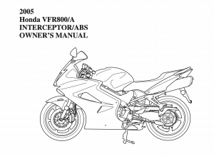 Honda VFR800 6th Gen VTEC (2002-2013) Maint. Schedule