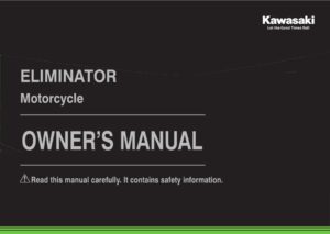 Kawasaki Eliminator (EL450) Maintenance Schedule